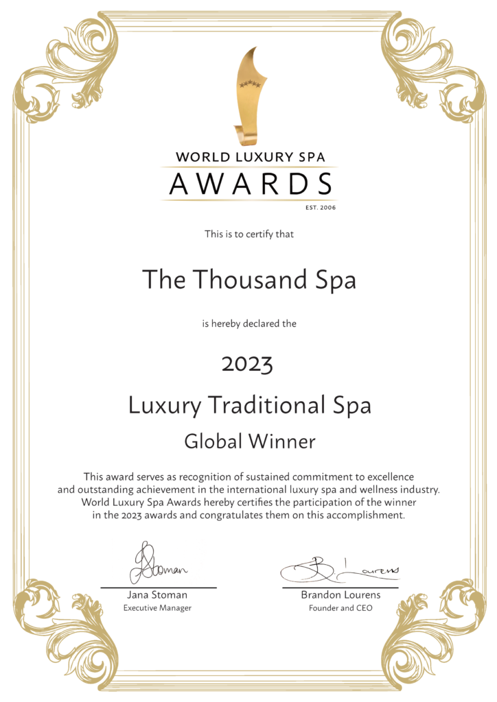【受賞のお知らせ】World Luxury Spa Awards 2022 においてサンリツが携わる3つのホテルスパがそれぞれ受賞となりました ...